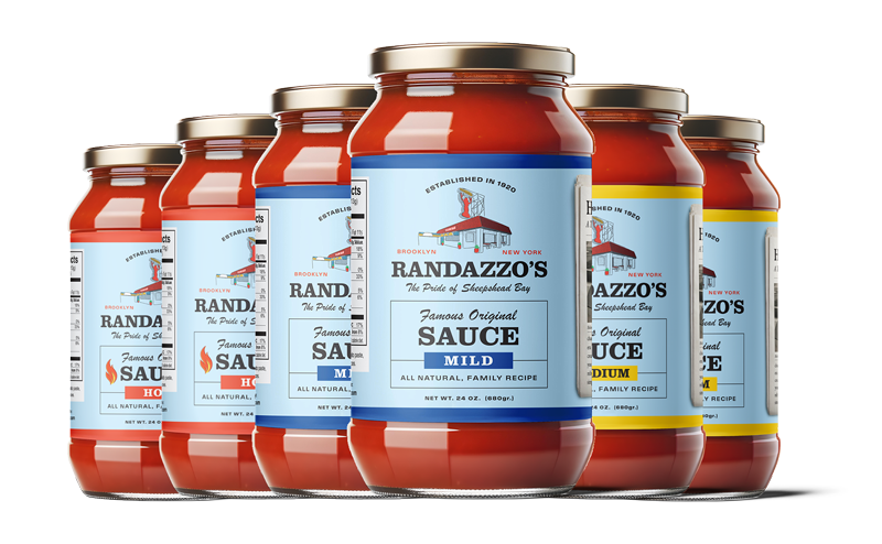 Famous Original Hot/Mild/Medium Sauce - Pack of 6 – Randazzo's World Famous